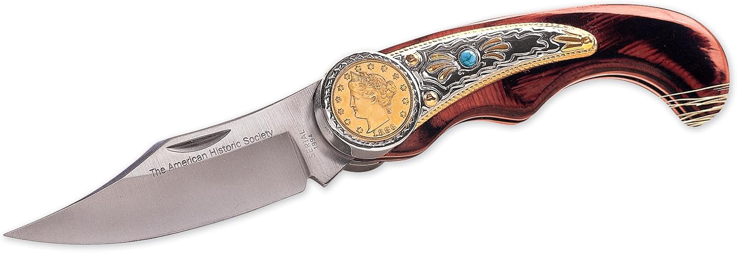 Amazon.com: American Coin Treasures Racketeer Nickel Pocket Knife ...