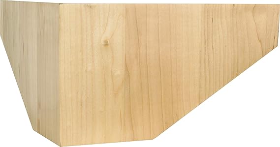 Rounded Corner Pedestal Foot with Bead - Wood Moldings And Trims ...