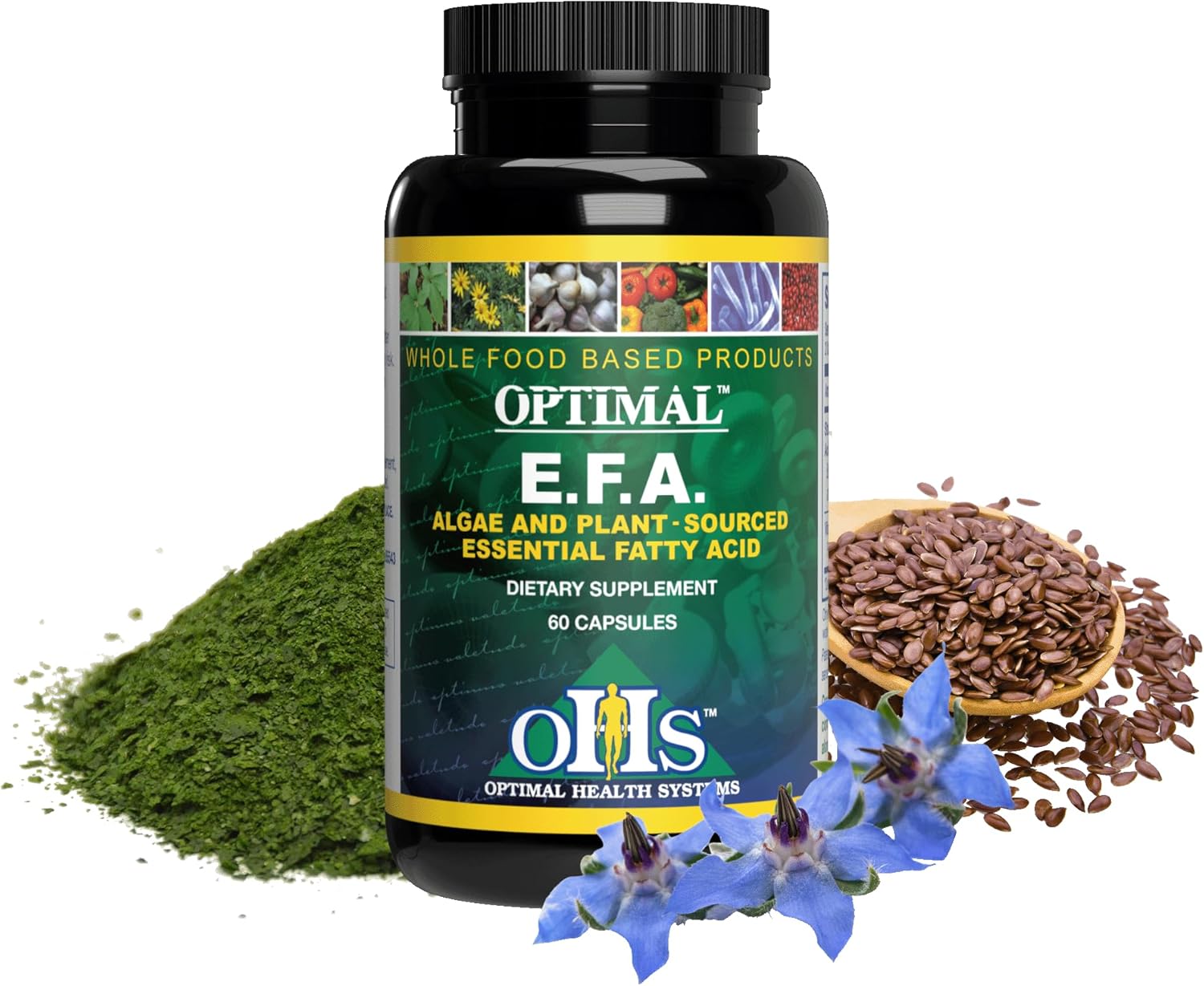 Amazon.com: Optimal Health Systems EFA | 1,000 mg from Borage, Flaxseed ...