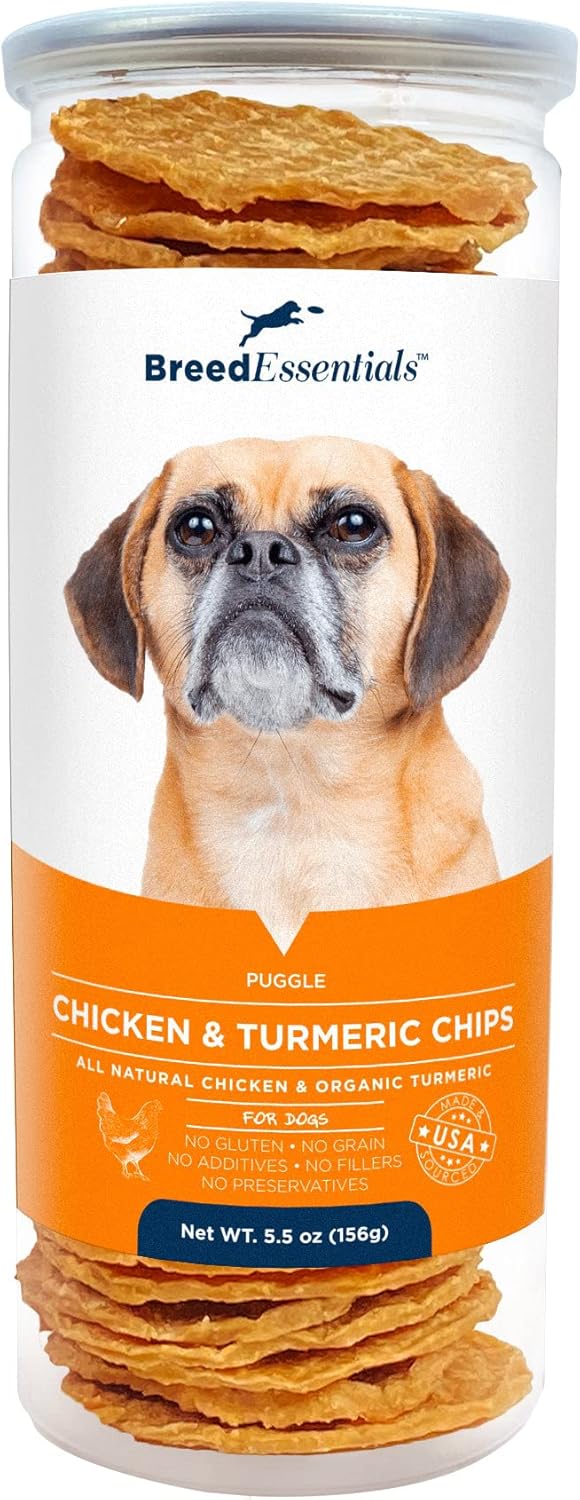 Amazon.com : Breed Essentials Chicken & Turmeric Chips 5.5 oz - Puggle ...