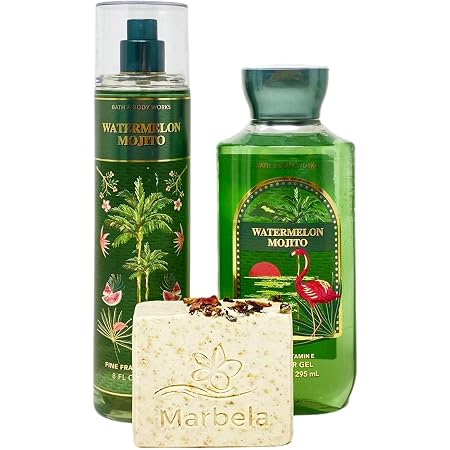 Amazon.com : Bath & Body Works Watermelon Mojito 2 Piece Gift Set ...