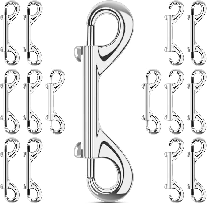 Amazon.com: ERKOON 15 Pack Heavy Duty Snap Hooks Double Sided Clips for ...
