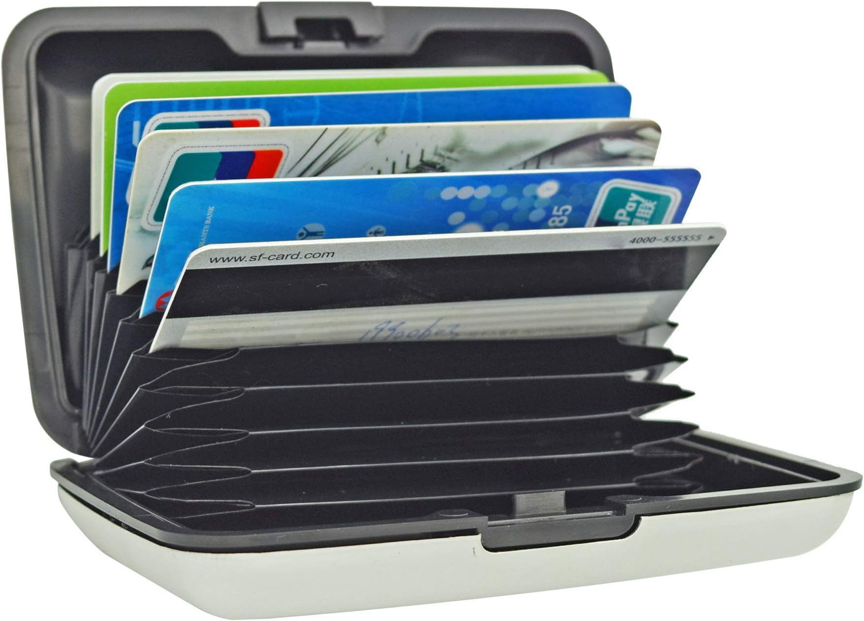 Amazon.com : UTRAX unisex-adult 12 Slots Metal Cards Wallet Multi ...