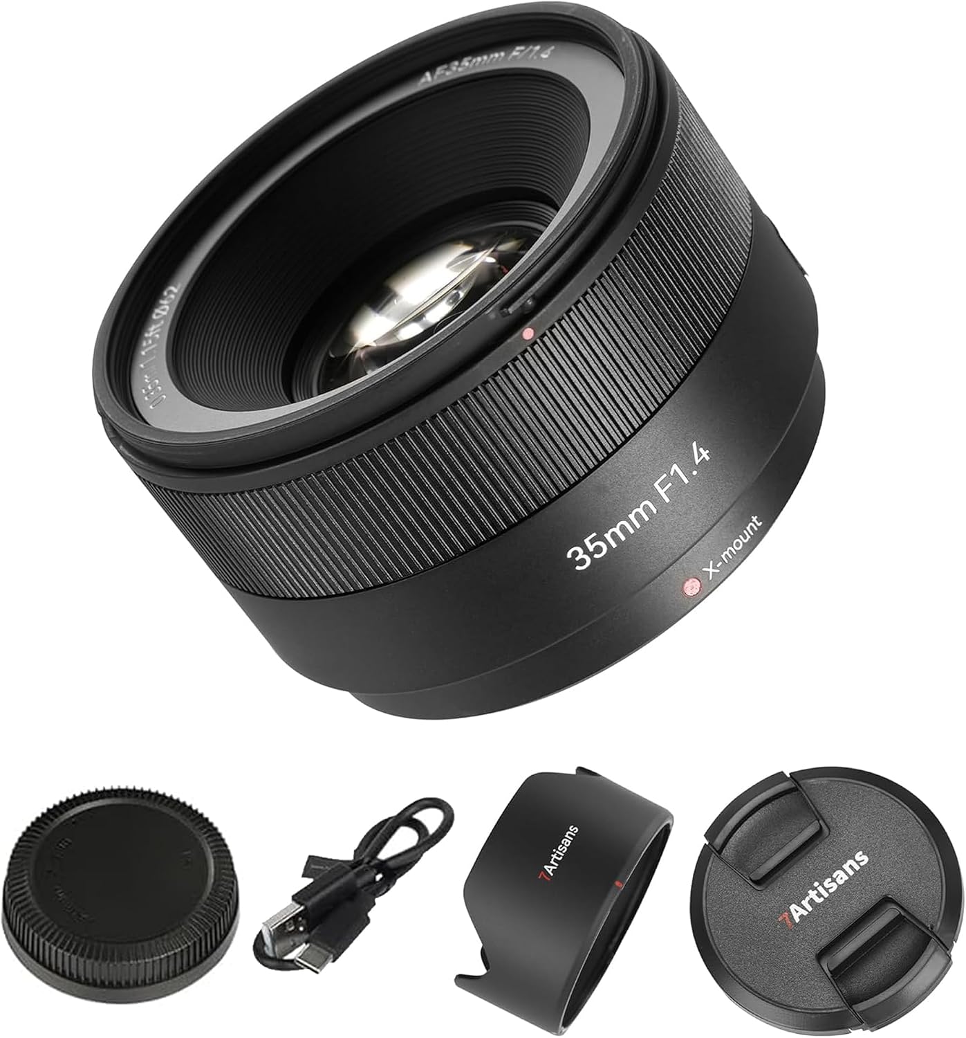 Amazon.com : 7artisans 35mm F1.4 Auto Focus APS-C X Mount Camera Lens ...