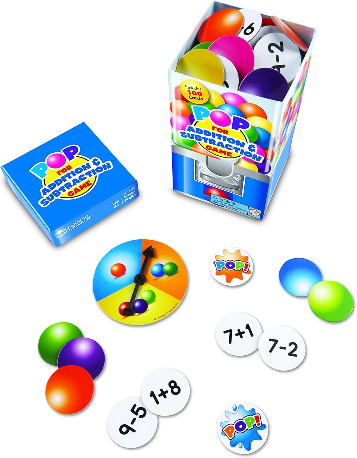 Buy Learning Resources Mathswatters, Addition & Subtraction Game & Pop ...