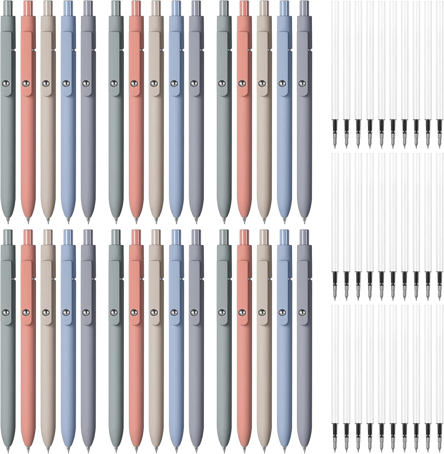Amazon.com: Thenshop Gel Ink Pen with Black Ink Refill Quick Dry ...