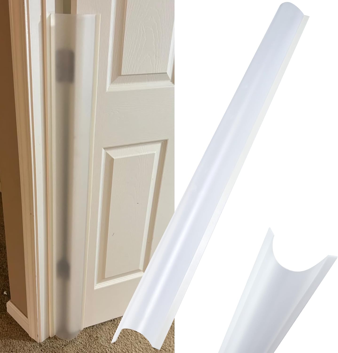 Amazon.com: 4PCS Baby Proofing Door Finger Pinch Guard Clear Door Jam ...