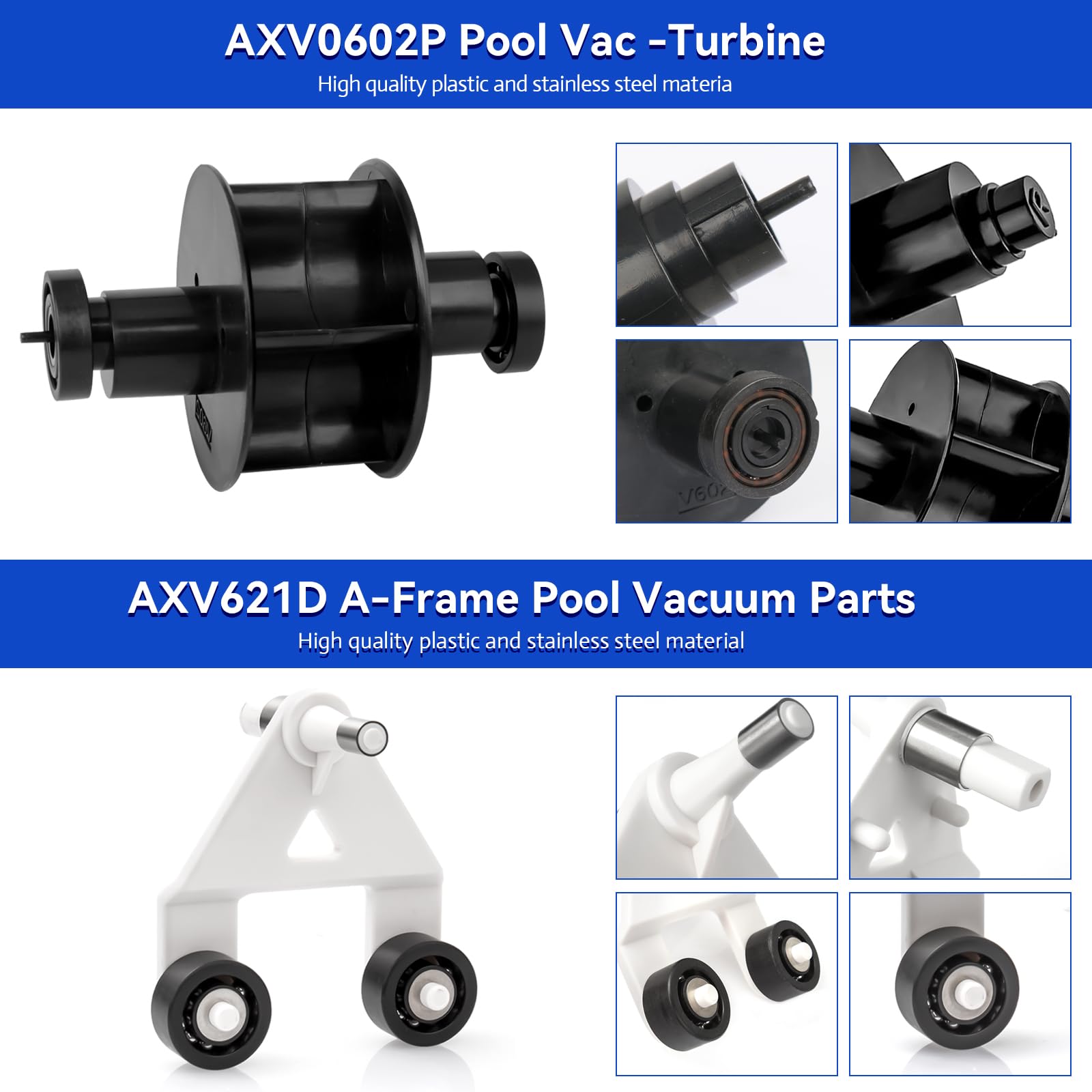 Snapklik.com : AXV621DAT Pool Cleaner Turbine/A-Frame Kit For Hayward ...