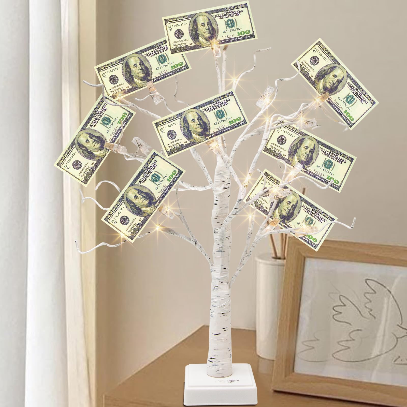 Amazon.com: Beeplove Money Tree Gift Holder - 2ft Tall Gift Card Tree ...