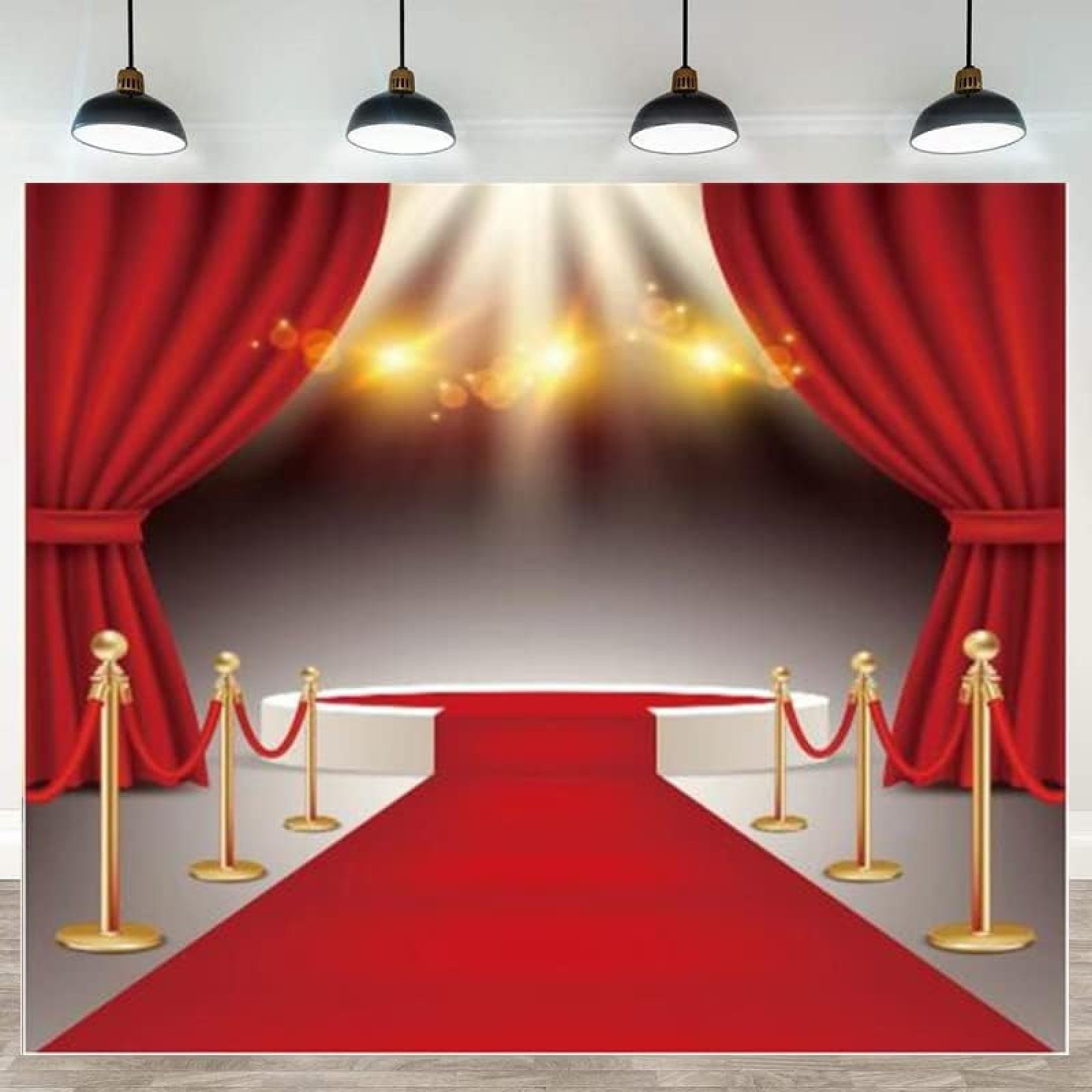 Red Carpet Poster Background
