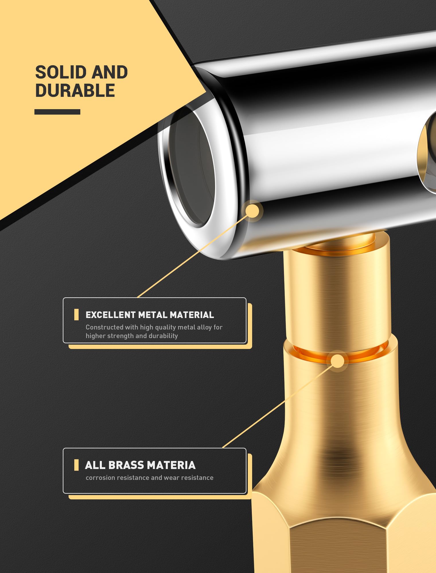 Snapklik.com : All Metal Lock On Air Chuck Tire Inflator Nozzle