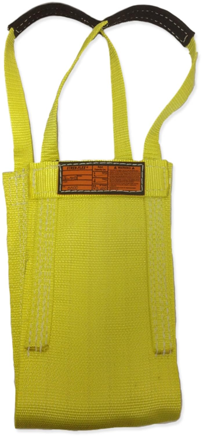 Stren-Flex LB1-906-4 Type 9 Light Duty Nylon Cargo Basket Web Sling, 1 ...