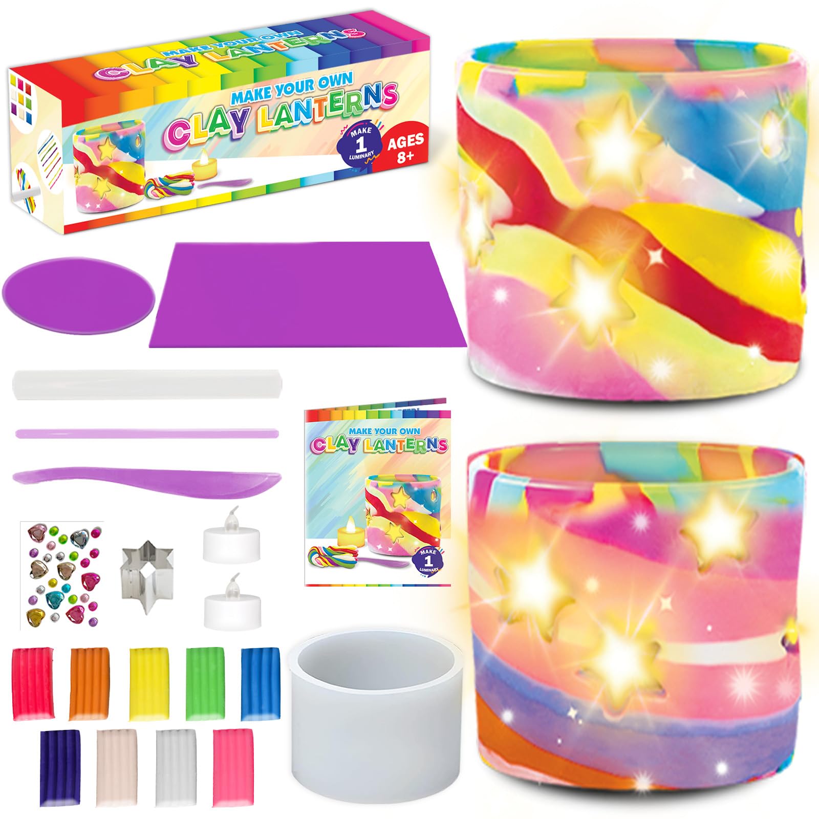 Snapklik.com : Goody King Make Your Own Clay Luminaries- Arts And ...