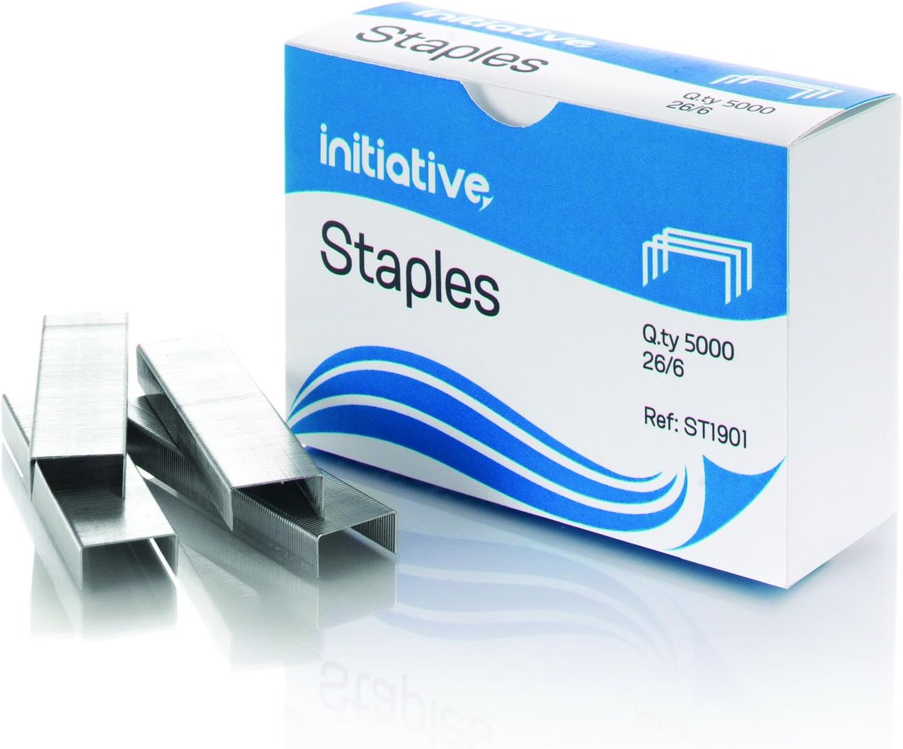 50,000 Initiative 26/6mm Full-Strip Staples [10 Packs of 5,000 ...