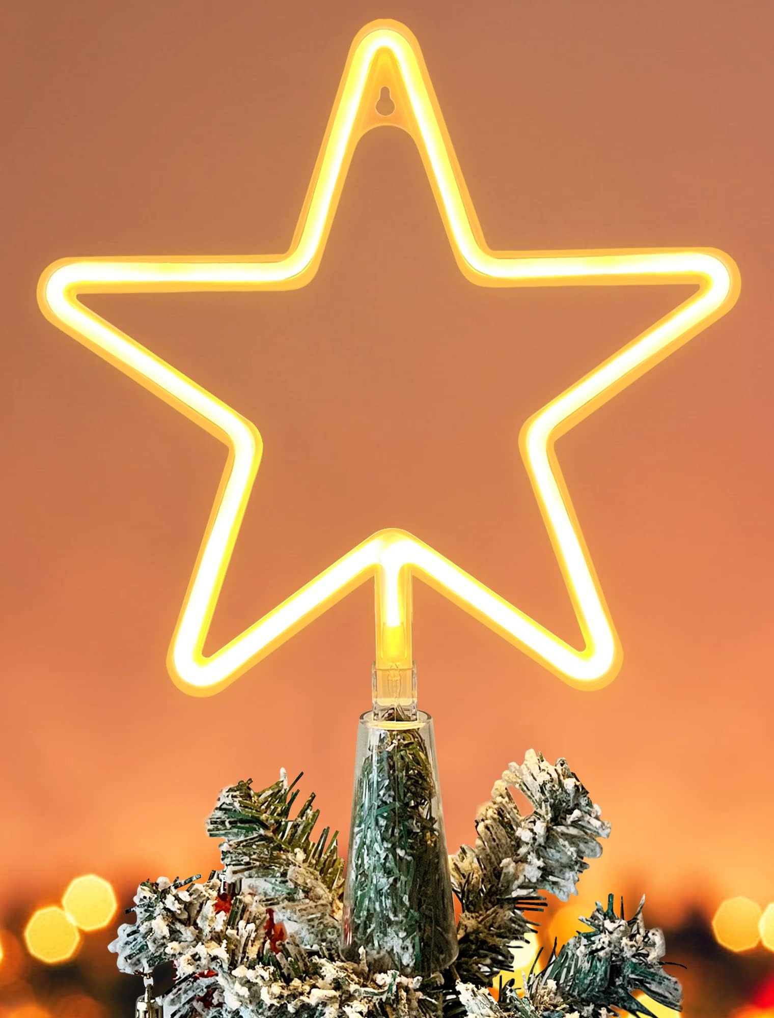 ArtiFusion Estrella para Arbol de Navidad, Estrella para arbol de ...