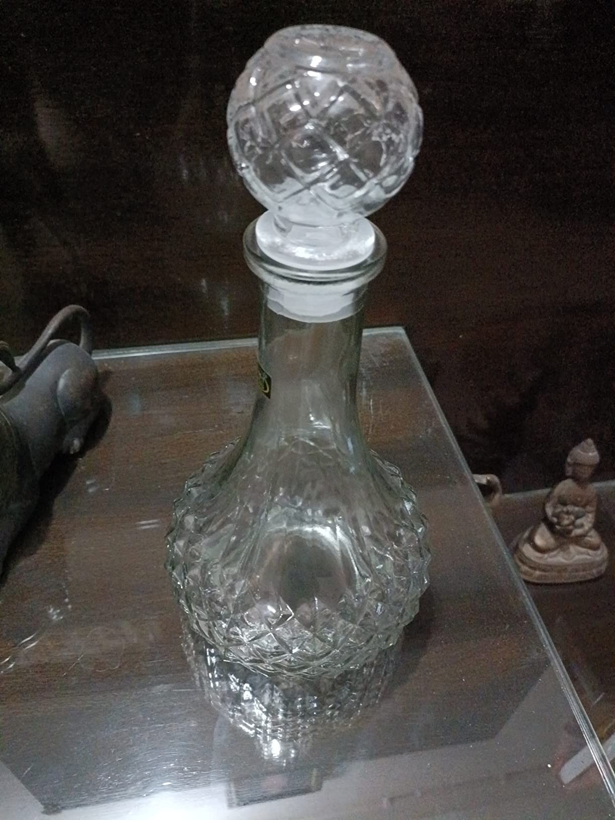 Maira Trends Euphoria European Style Glass Decanter Storage Container ...