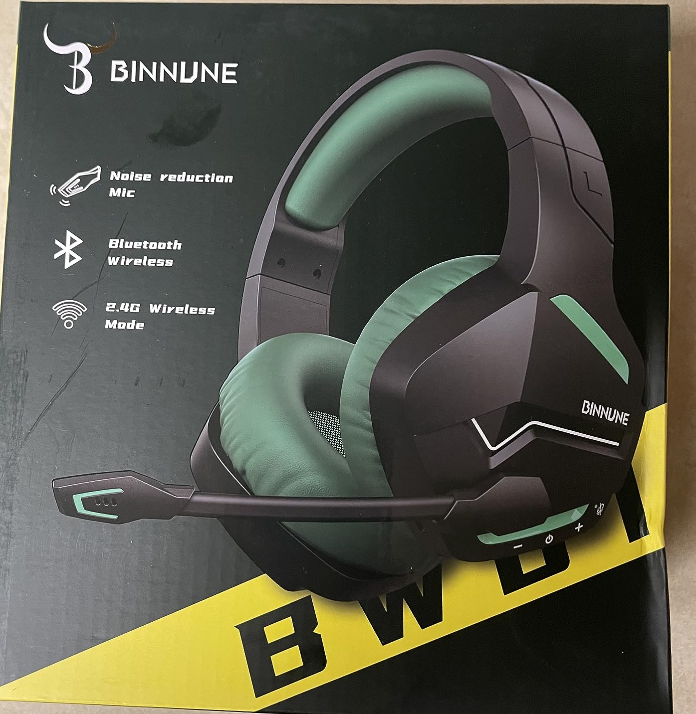 $10/mo - Finance BINNUNE Wireless Gaming Headset with Microphone for PC ...