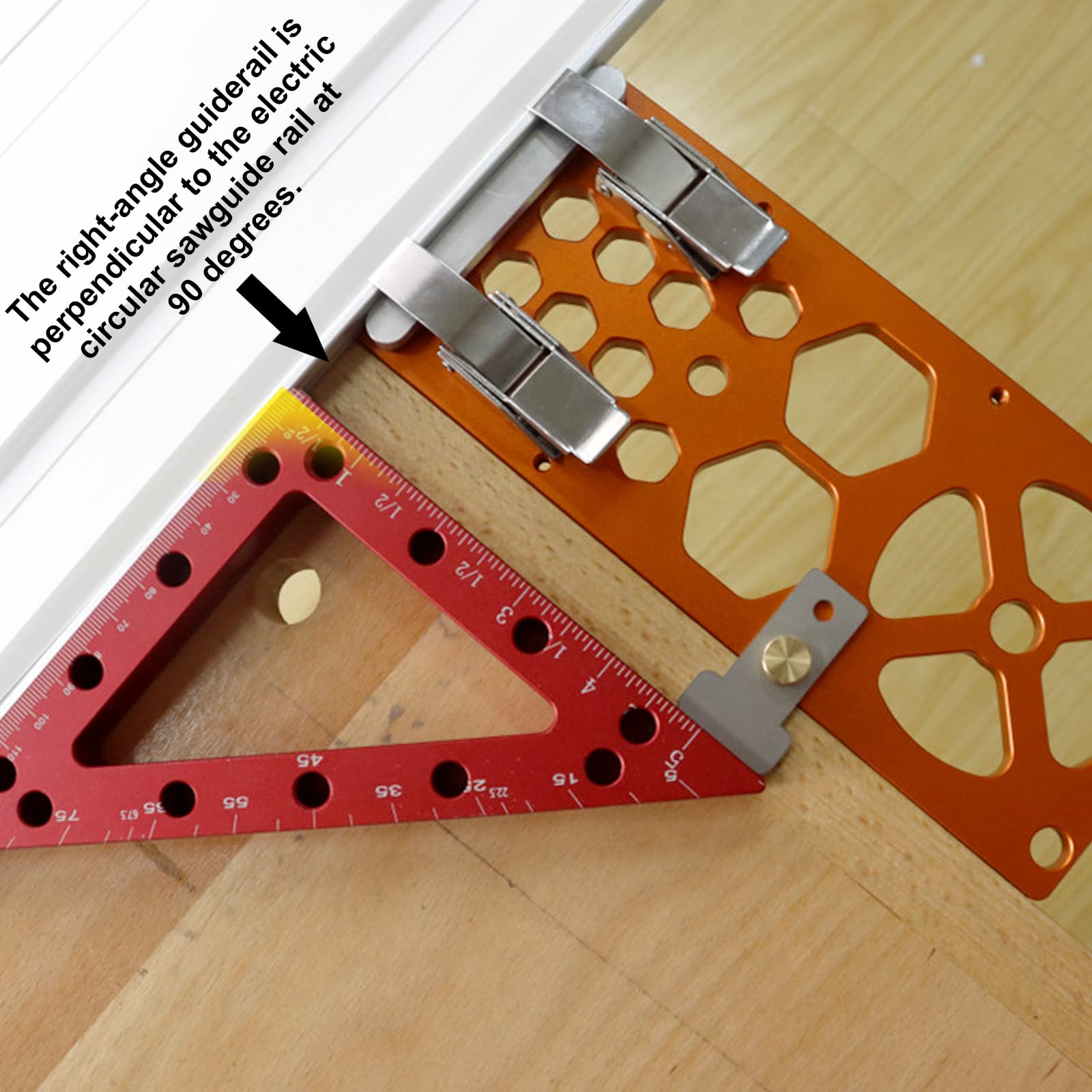 90 Degree Circular Saw Guide Rail,WMLBK Circular Saw Guide Rail Angle ...