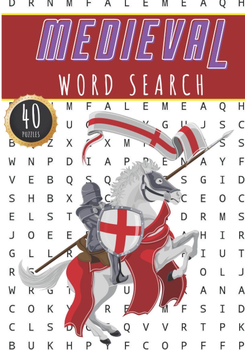 Medieval Word Search: Middle Age Word Search Book | 40 Fun Puzzles With ...