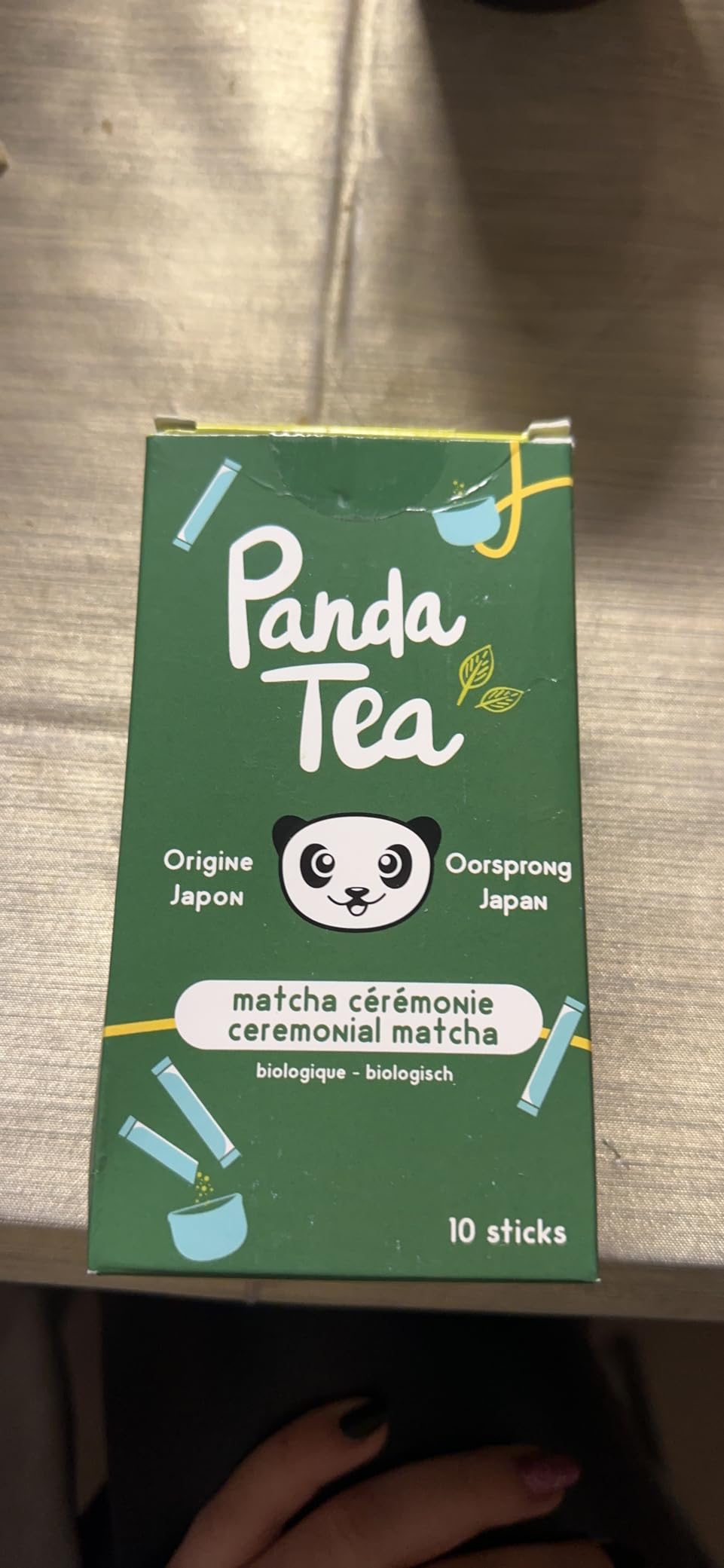 Panda Tea Thé Matcha Cérémonie Bio | Origine Japonaise | 10 Stick de ...