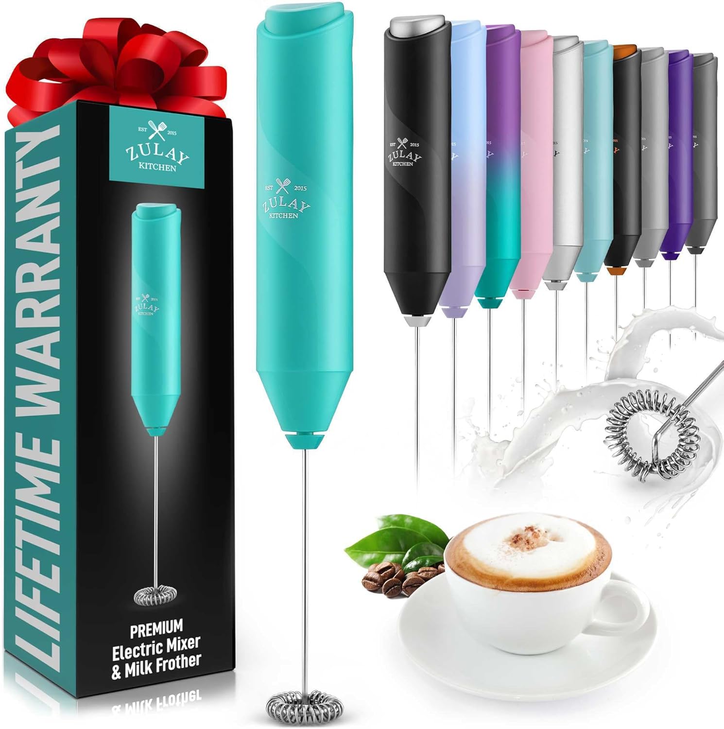 Amazon.com: Zulay Froth Mate Powerful Milk Frother for Coffee ...