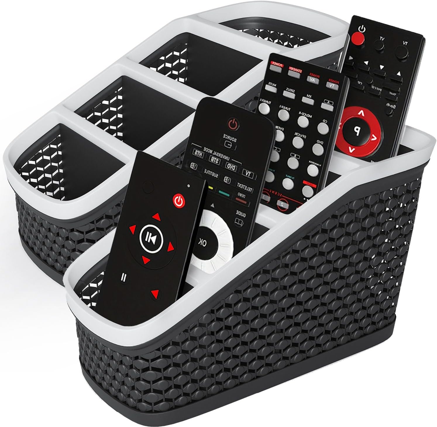 Amazon.com : Remote Control Holder (Set of 2) Remote Caddy, TV Remote ...