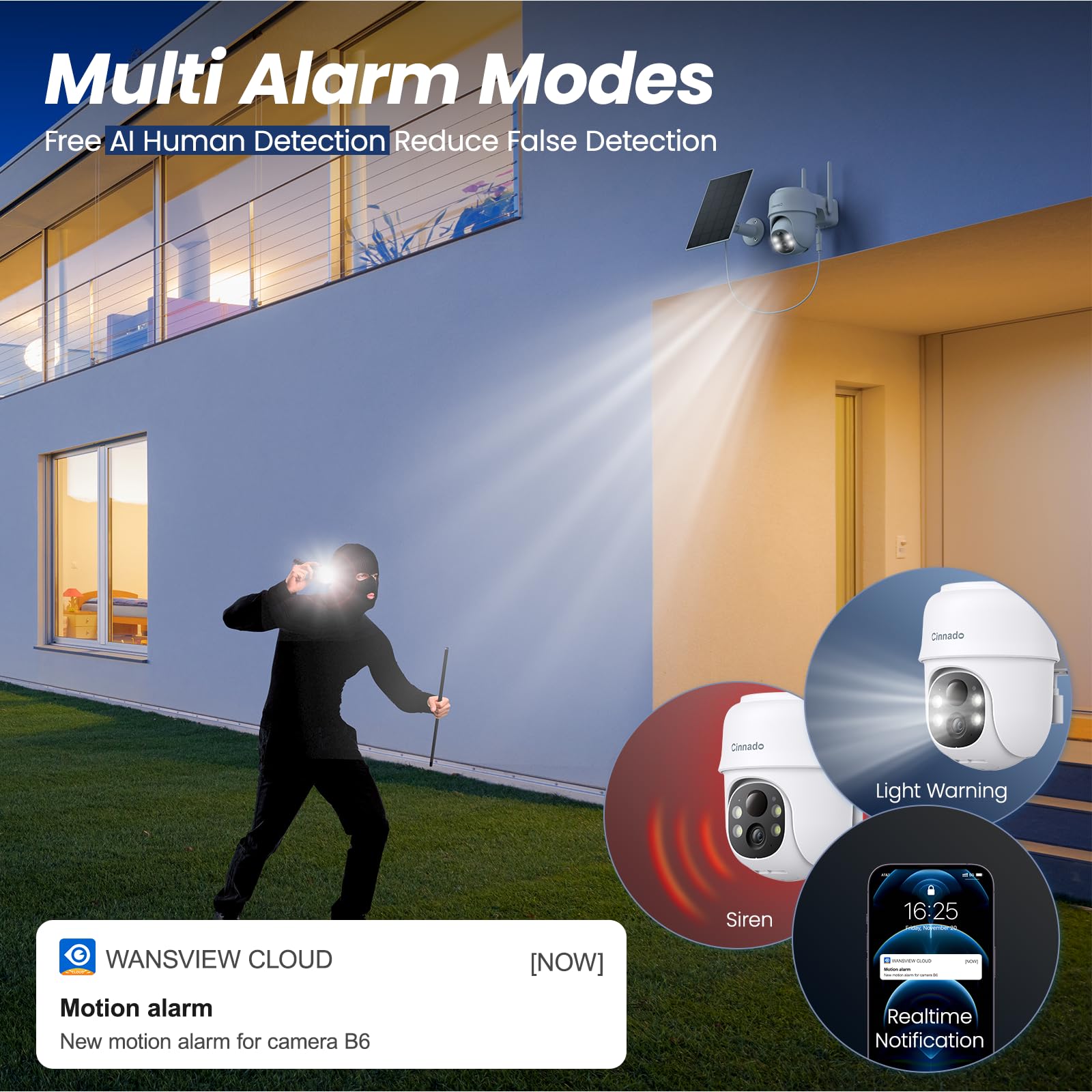 Cinnado Security Cameras Wireless Outdoor-2K Cameras for Home Security ...