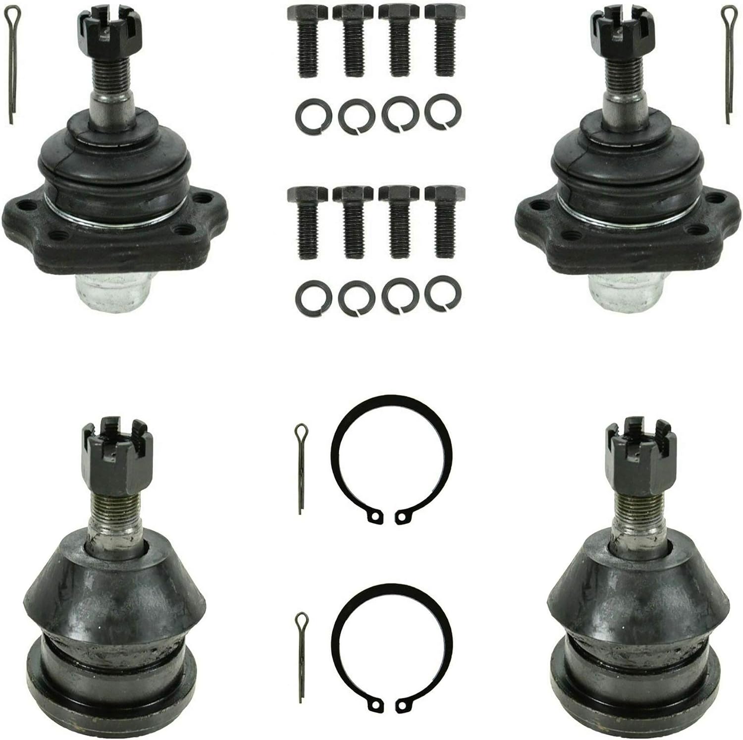 Amazon.com: Detroit Axle - 2WD Front Upper and Lower Ball Joints for Nissan Pickup D21 RWD - 4pc ...