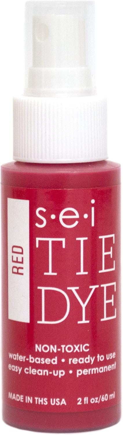 Amazon.com: S·E·I S.E.I Red Tie Dye Spray Bottle, 2- Ounces, Fabric ...