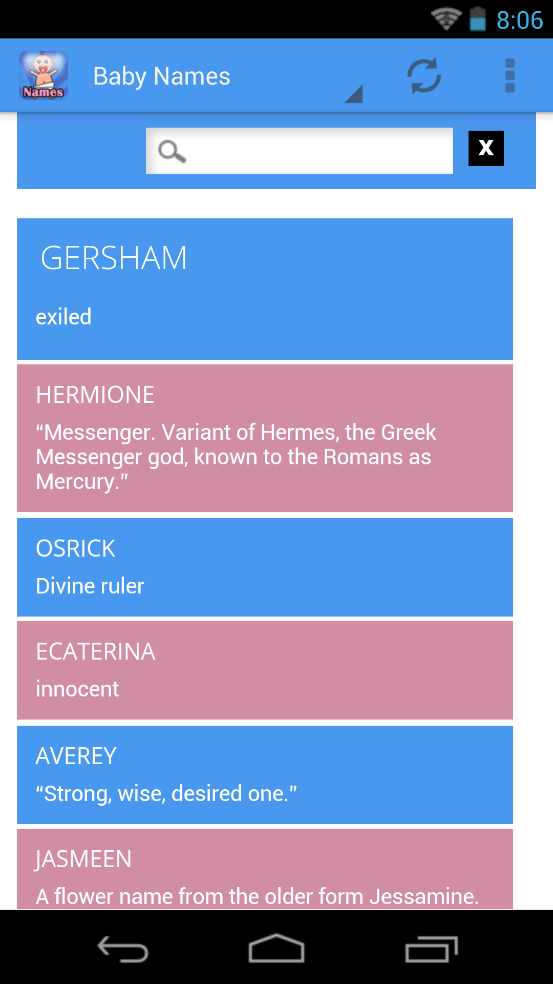 Baby Names and Name Meanings - App on Amazon Appstore