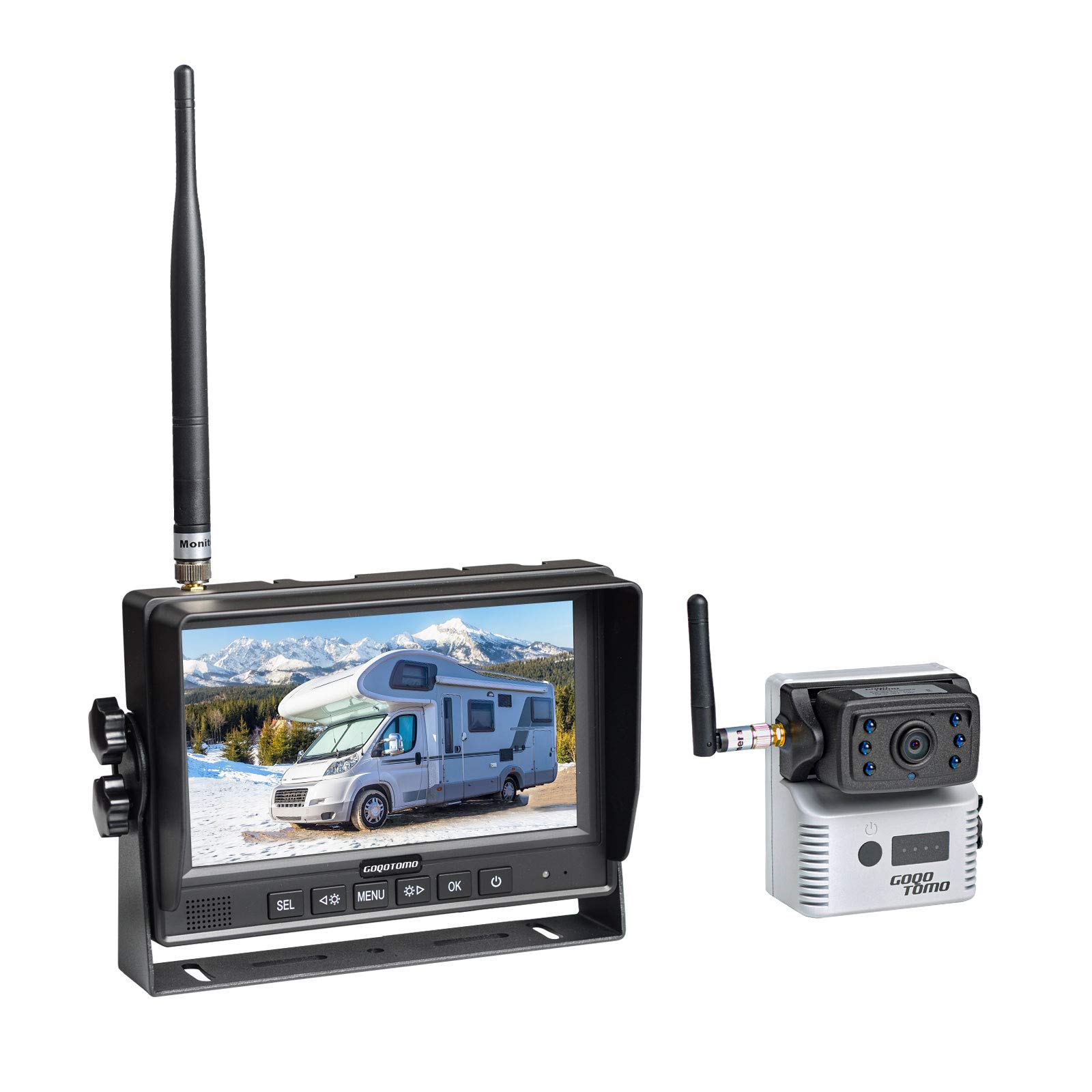 Buy GOQOTOMO Wireless Rear View Safety Video Monitor and Hitch Backup ...