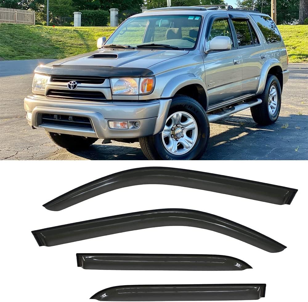 Amazon.com: Wensdy 4pcs Side Window Wind Deflectors,Outside Mount Shade ...