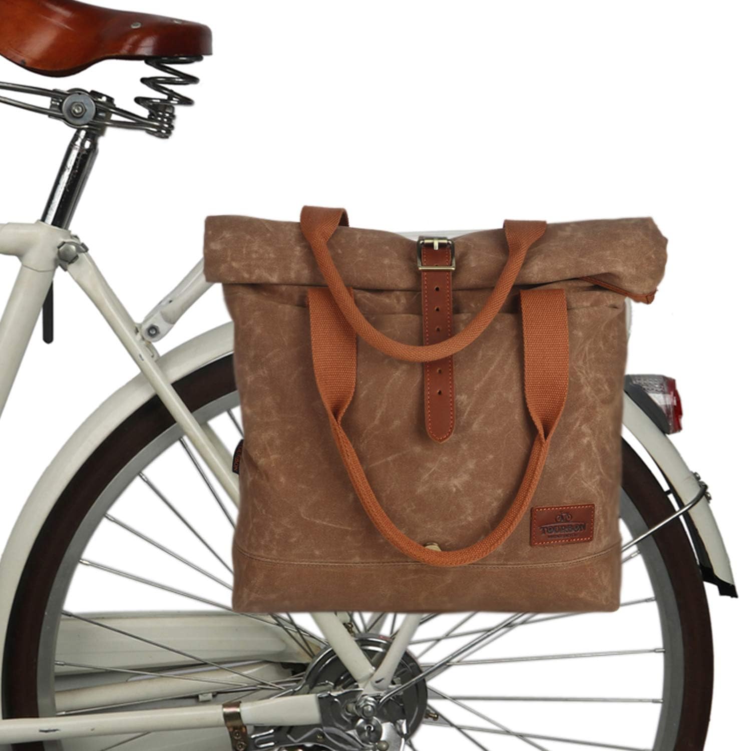 Amazon.com: TOURBON Cycling Insulated Bag Vintage Bicycle Rear Seat ...