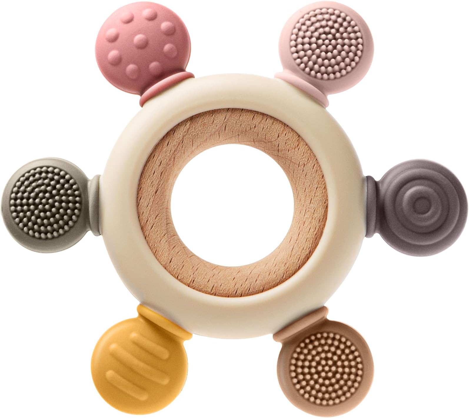 Amazon.com : Baby Teething Toys for 0-6 6-12 Months, BPA Free Baby ...