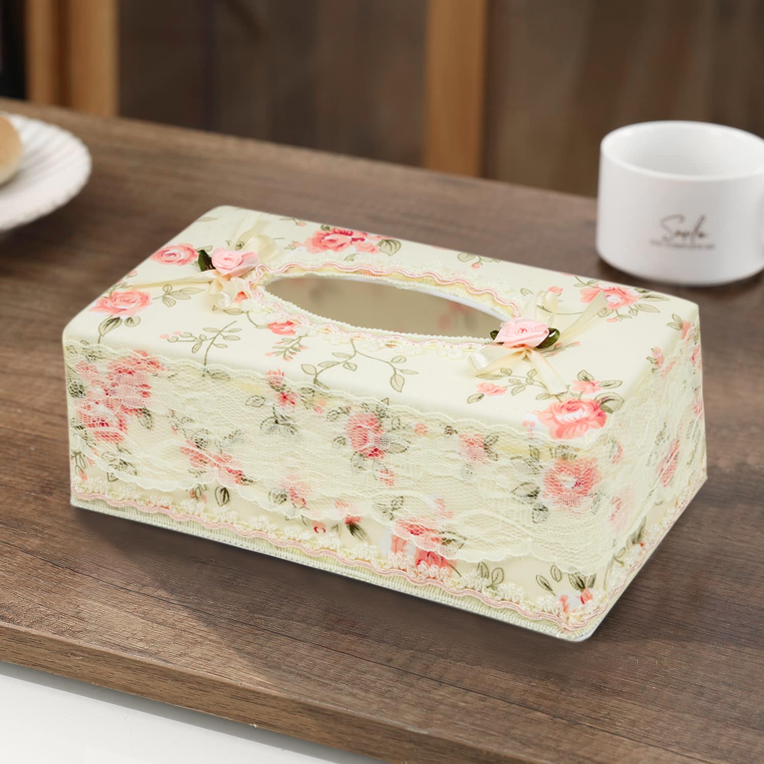 HOKIPO Plastic Tissue Paper Box Holder (AR-4087-D31) : Amazon.in: Home ...