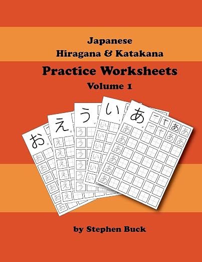 Japanese Hiragana & Katakana: Practice Worksheets : Buck, Stephen ...