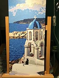 Schipper 609260783 Malen nach Zahlen - Santorin - Bilder malen für Erwachsene, inklusive Pinsel ...