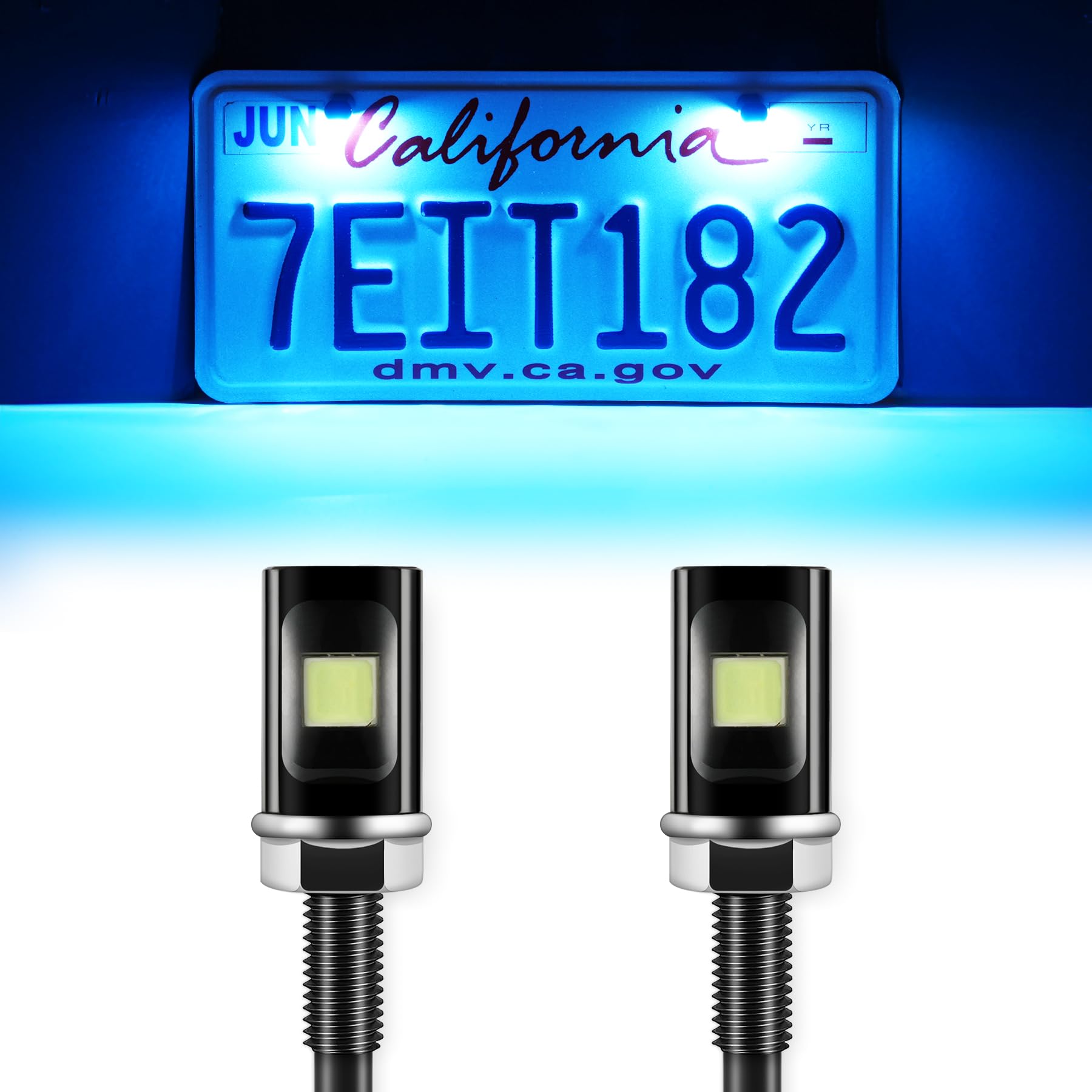 Amazon.com: LivTee Super Bright License Plate Light, 12V License Tag ...