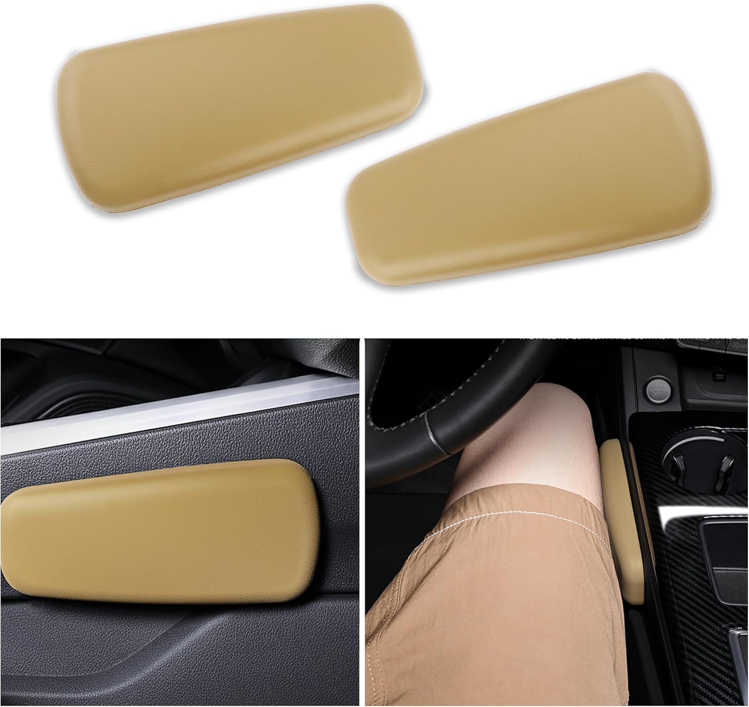 Amazon.com: 2PCS Elbow Pad Arm Rest for Car,Soft Leather Arm Rest ...