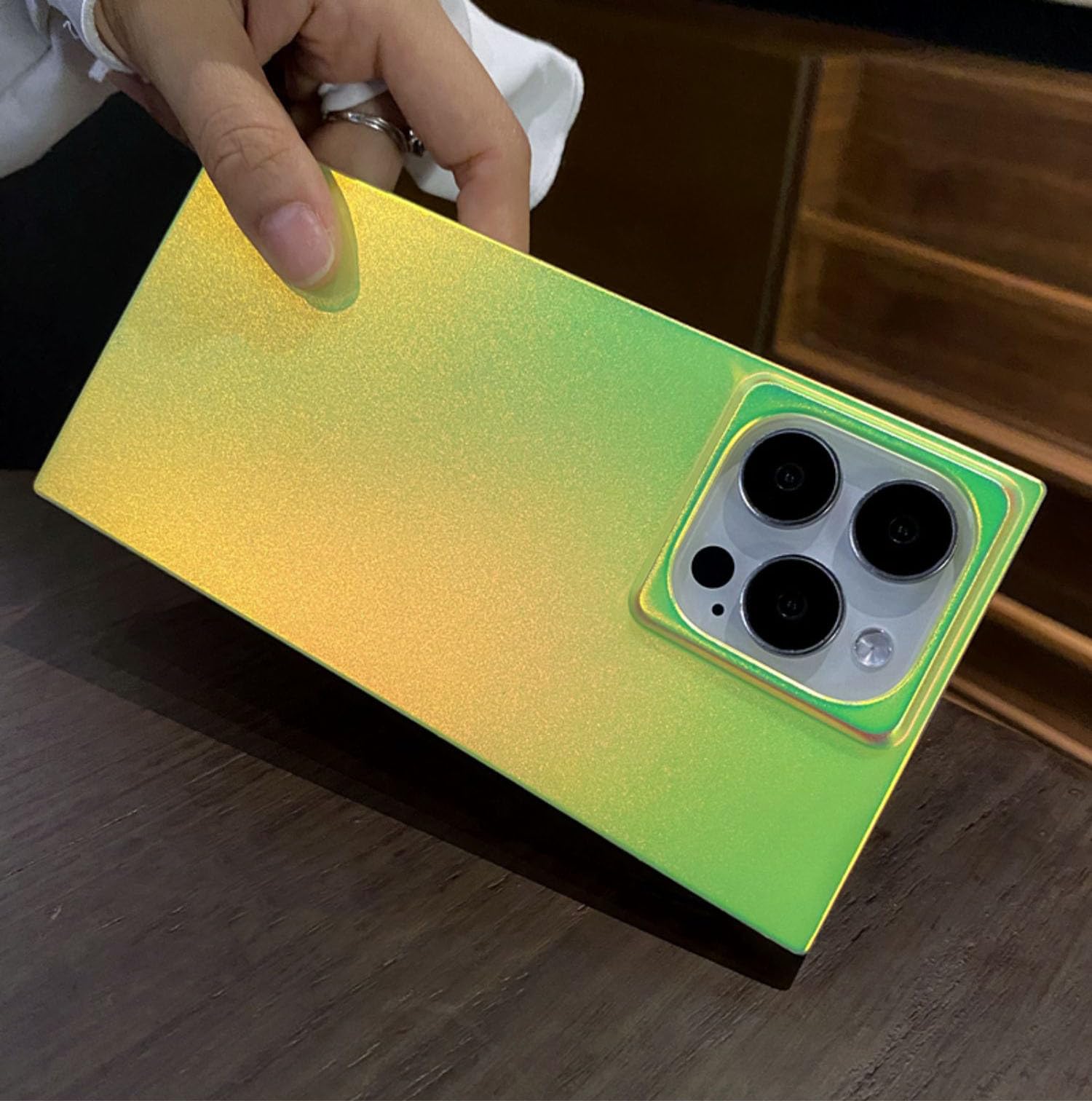 Amazon.com: Omorro Compatible with iPhone 16 Pro Max Iridescent Pink ...