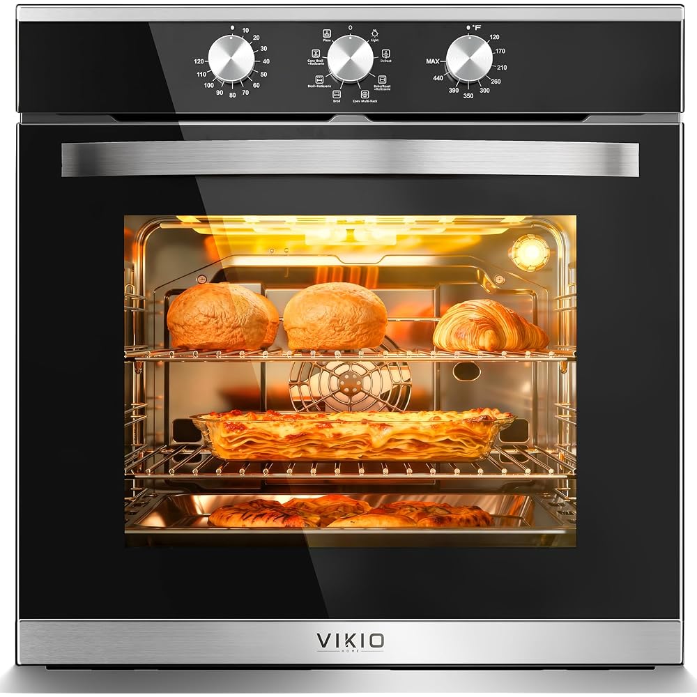 $18/mo - Finance Single Wall Oven 24", 2.83 Cu.Ft-80L with 8 Functions ...