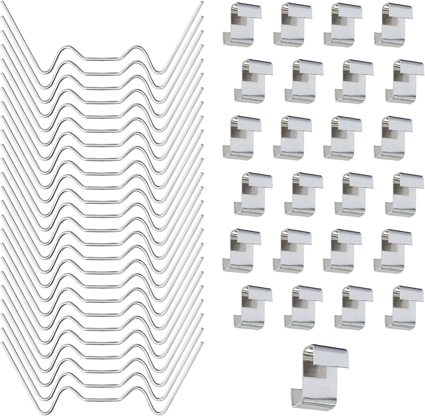 100 pcs Greenhouse Glass Clips, Green House Clips for Glass Pans ...