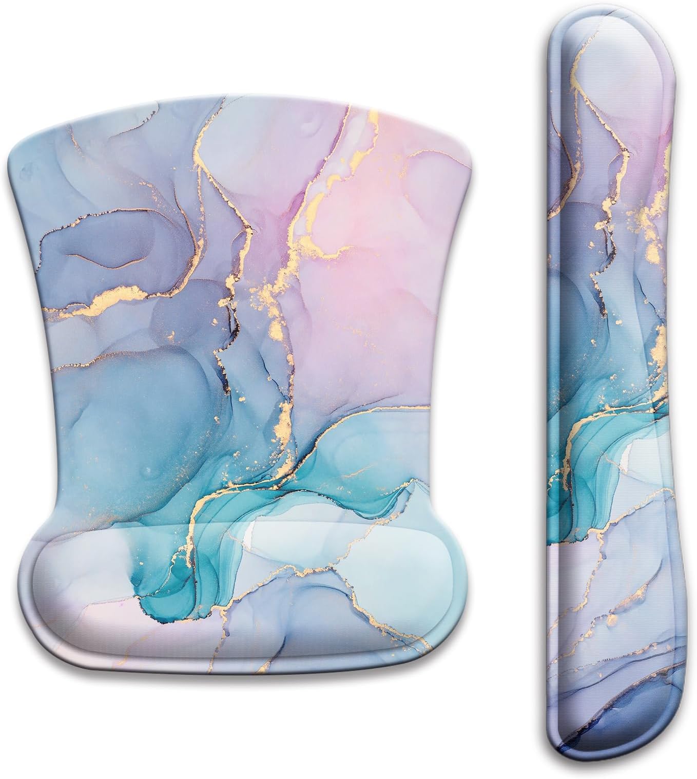 Amazon.com : Keyboard Wrist Rest Pad and Ergonomic Mouse Pad with Wrist ...