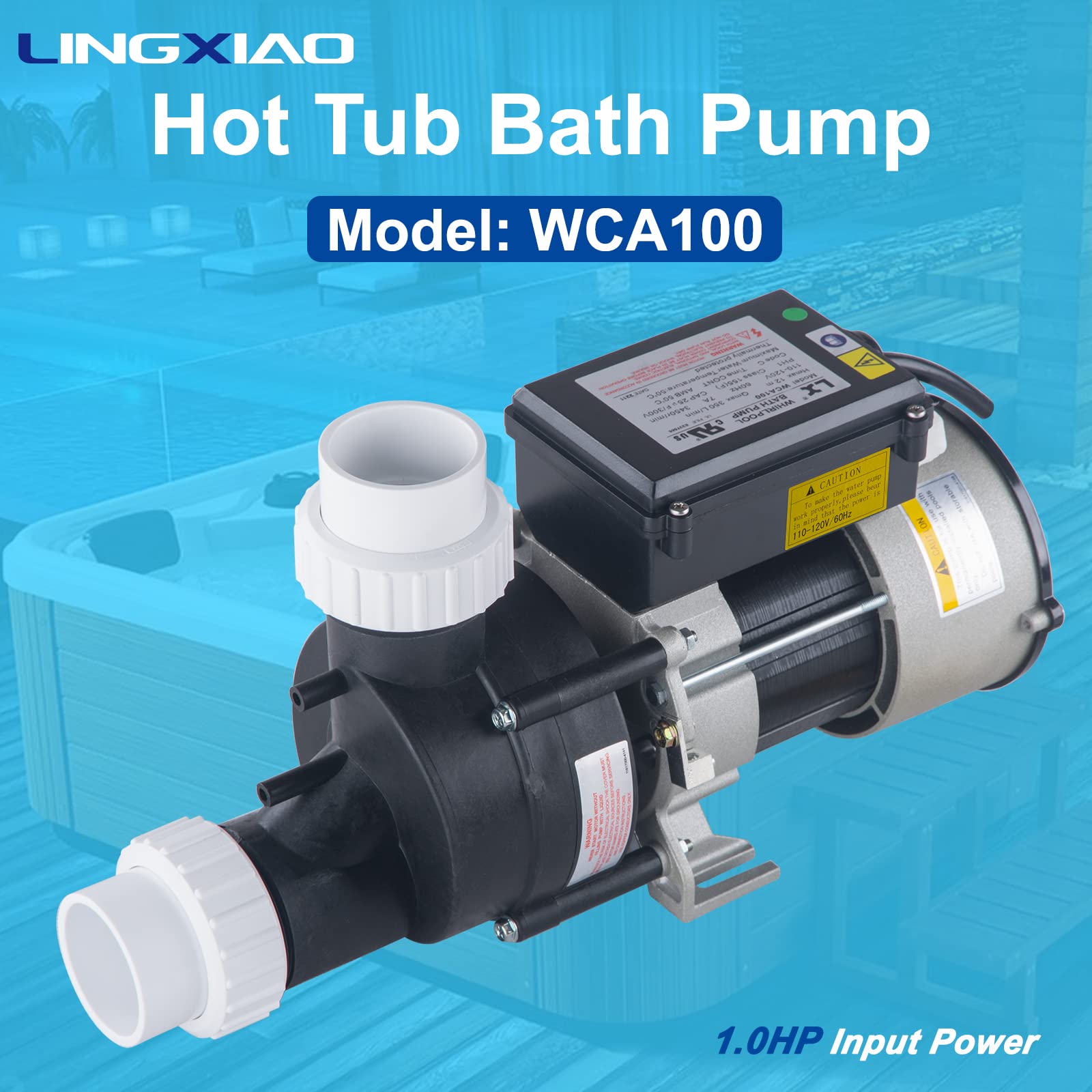 Snapklik.com : LINGXIAO Bath Pump, 10HP Hot Tub Bath Pump - LX Pump ...