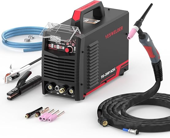YESWELDER 200 Amp AC/DC Aluminium TIG Welding Machine with Pulse ...