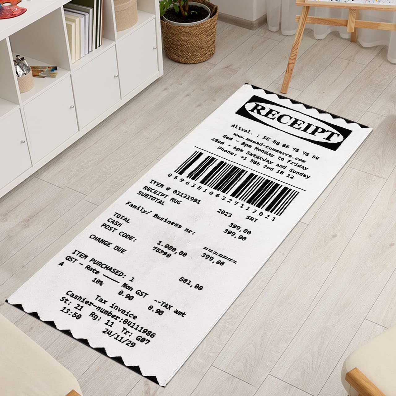 Amazon.com: MAWAD Receipt Rug for Cool Room Decor - Microfiber Fluffy ...