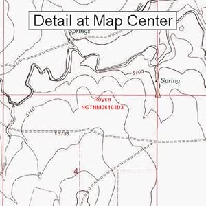 Amazon.com : USGS Topographic Quadrangle Map - Royce, New Mexico ...