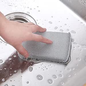 Amazon.com: Hesitroad 5Pcs Dishwashing Cloth,Dish Washing Net Cloths ...