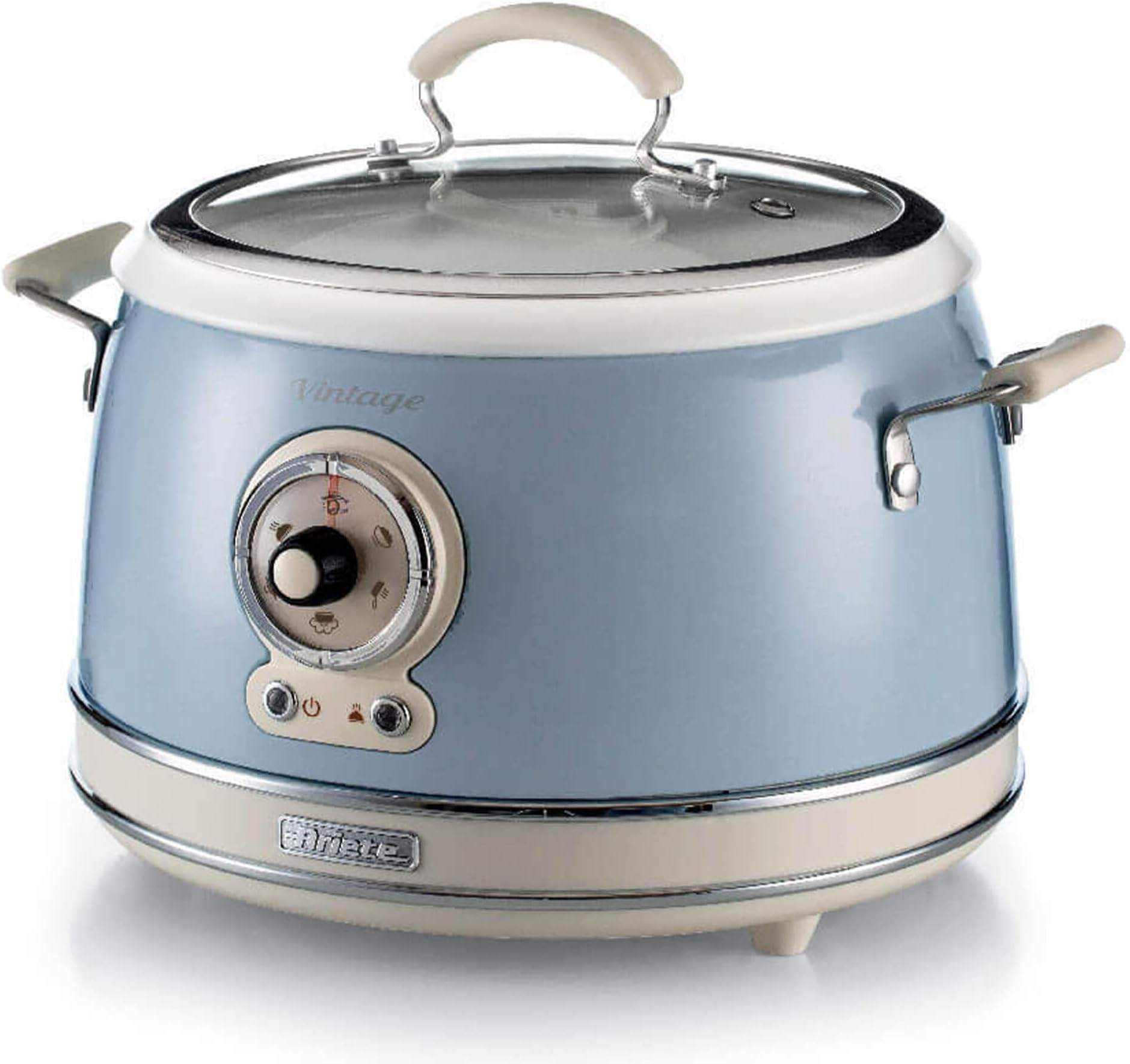 Ariete 2904, Rice Cooker, Slow Cooker, Steaming, Vintage Line, 3.5 L ...