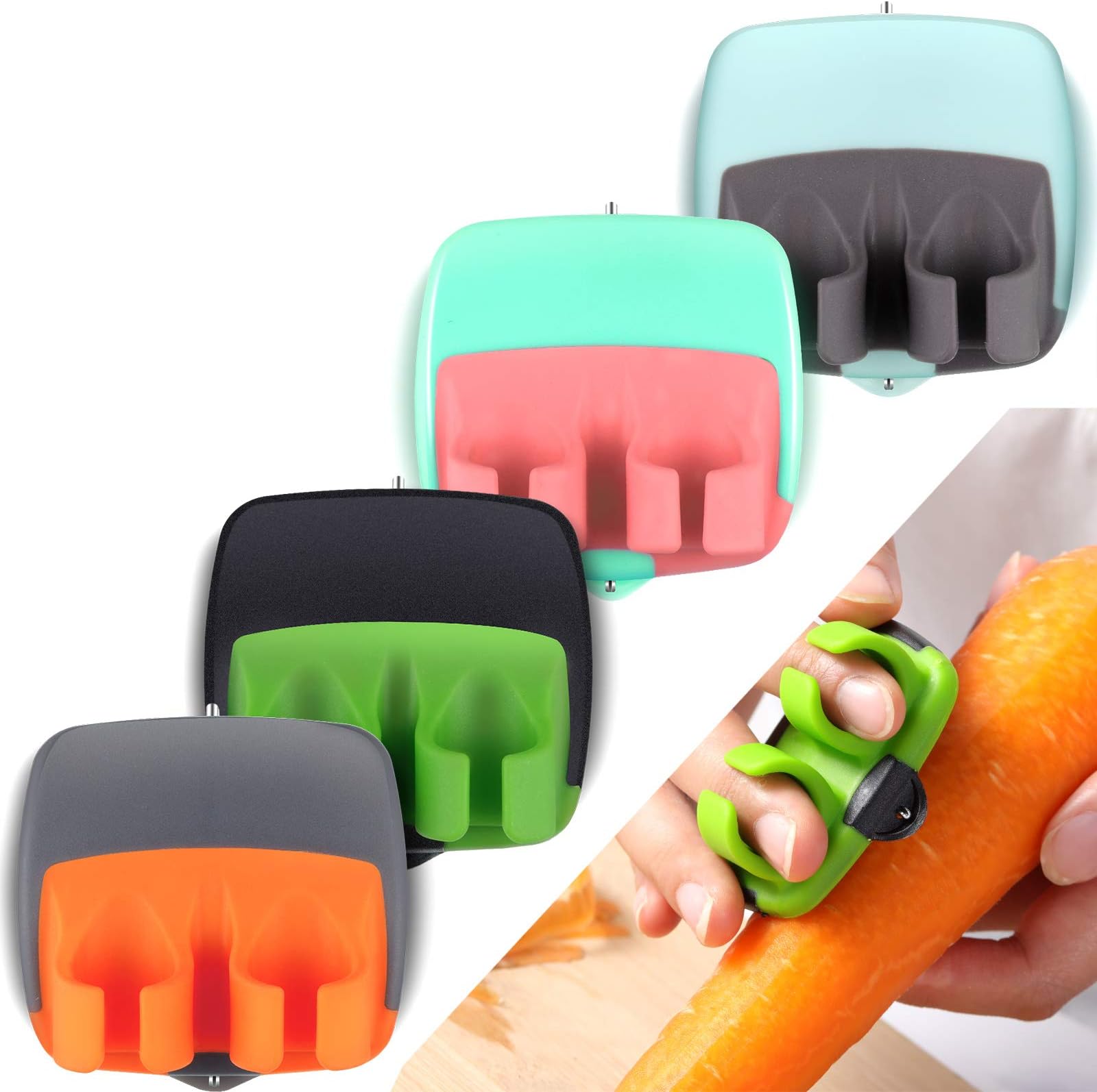 Amazon.com: Finger Peeler,Vegetable Peeler, Palm Fruit Peeler, Finger ...